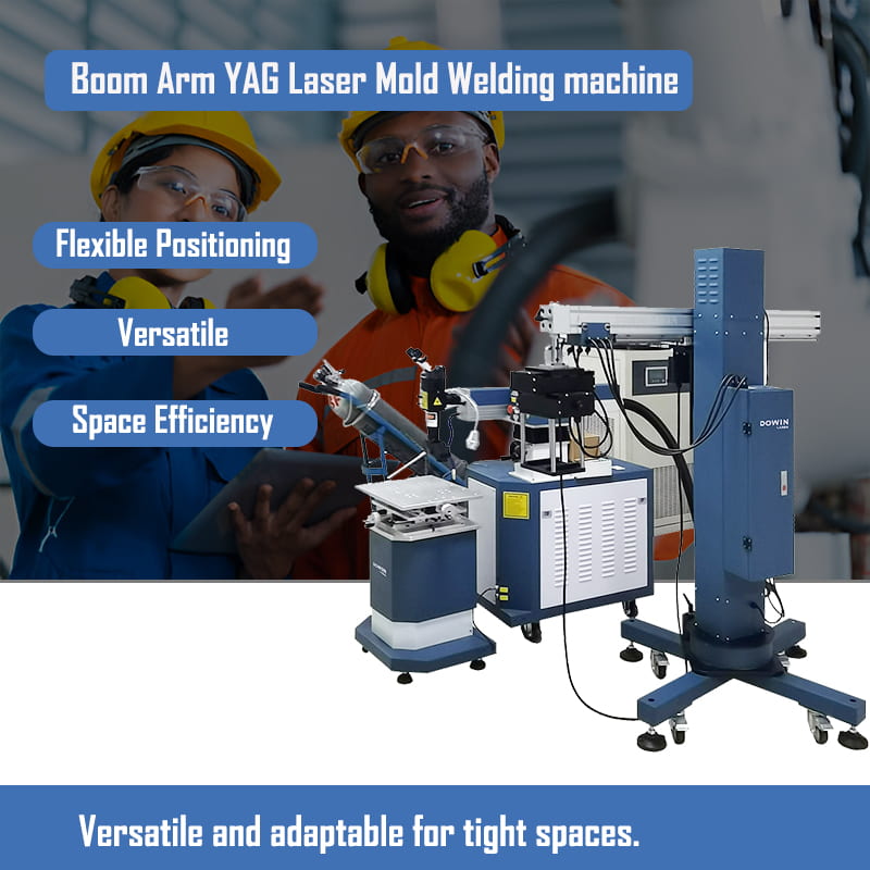 China Crane arm laser welding machine for mold repair manufacturers and ...