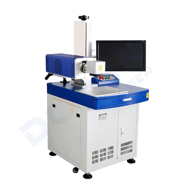 China New model Co2 desktop laser printing machine 20W 30W pen round ...